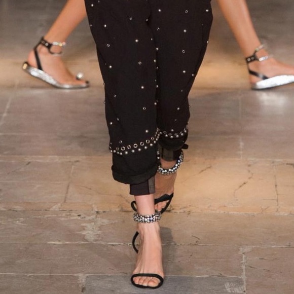 Isabel Marant | Shoes | Isabel Marant Black Suede Heels Crystal ...